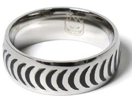 Spitfire Crescent Stainless Ring – The Good Room