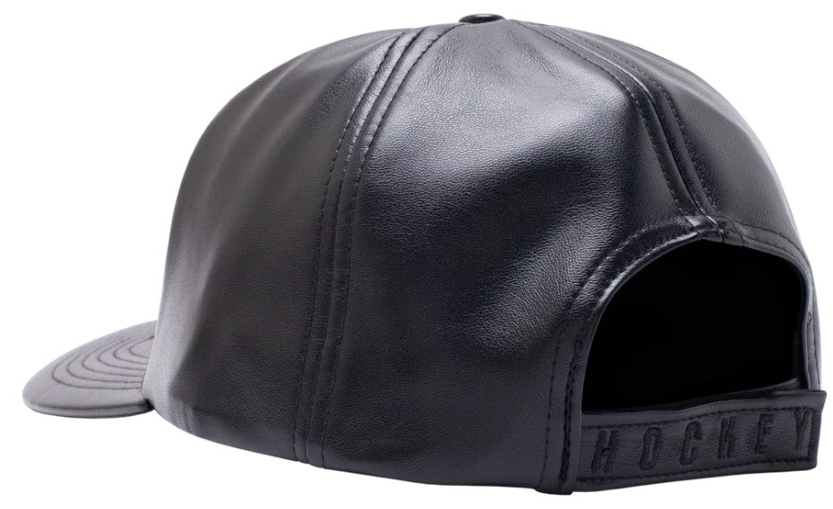 Hockey Embossed Leather Hat / Black – The Good Room